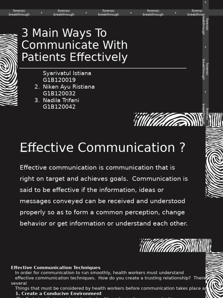 Forensic Breakthrough - DNA & Fingerprint Matching by Slidesgo | PDF