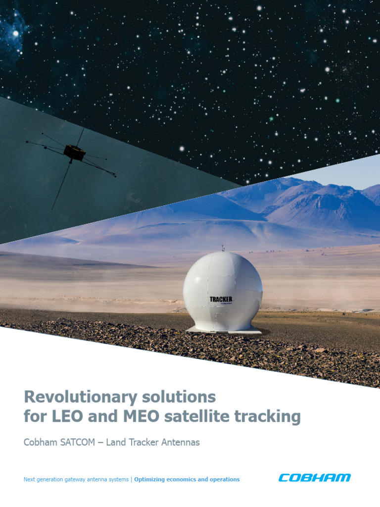 Cobham Satcom Tracker Brochure Web | PDF