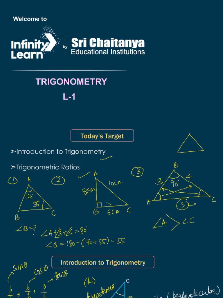 Trigonometry 1 | PDF