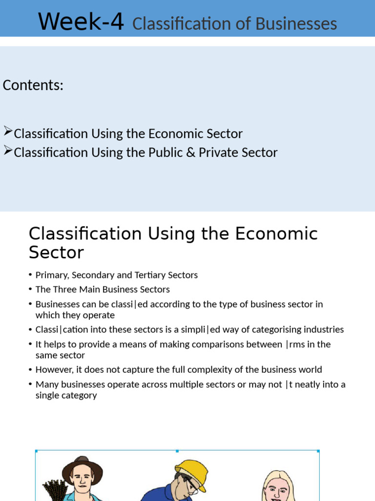 Week-4 Classification of Businesses | PDF
