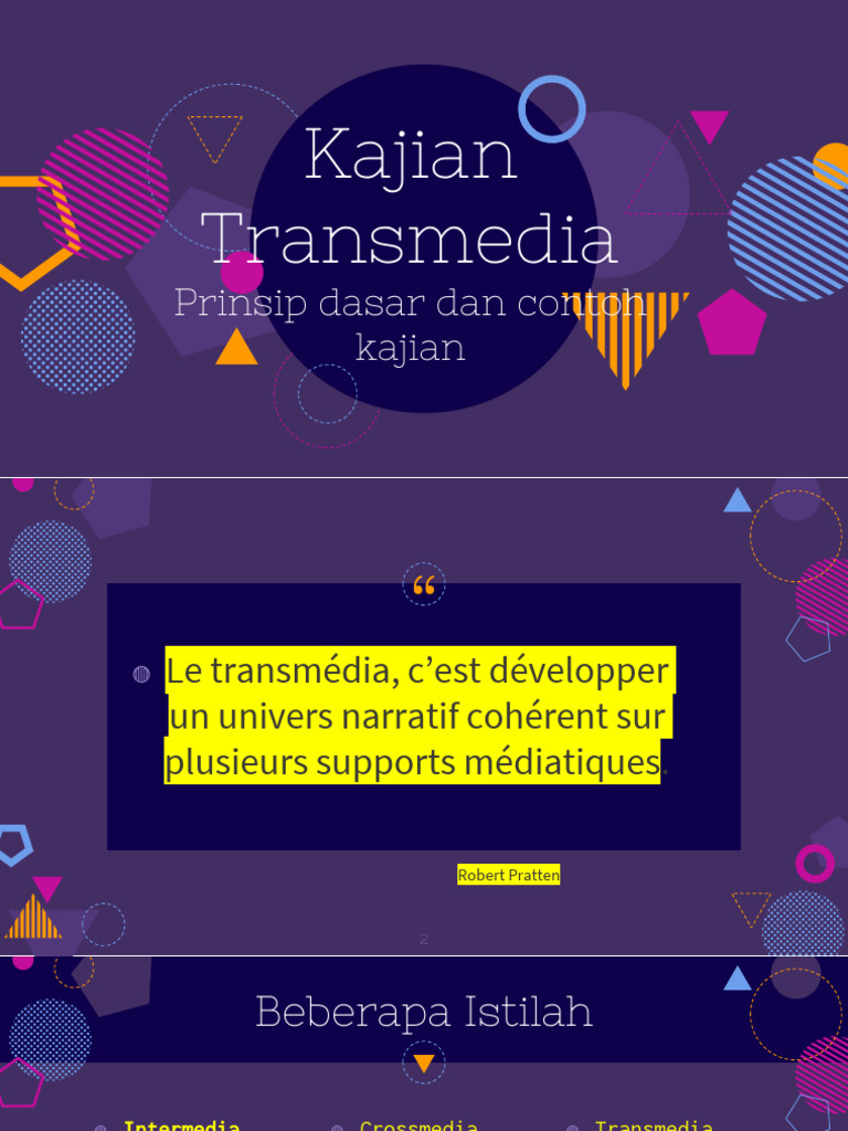 Kajian Transmedialitas Dan Transmedia Storytelling 2023 | PDF