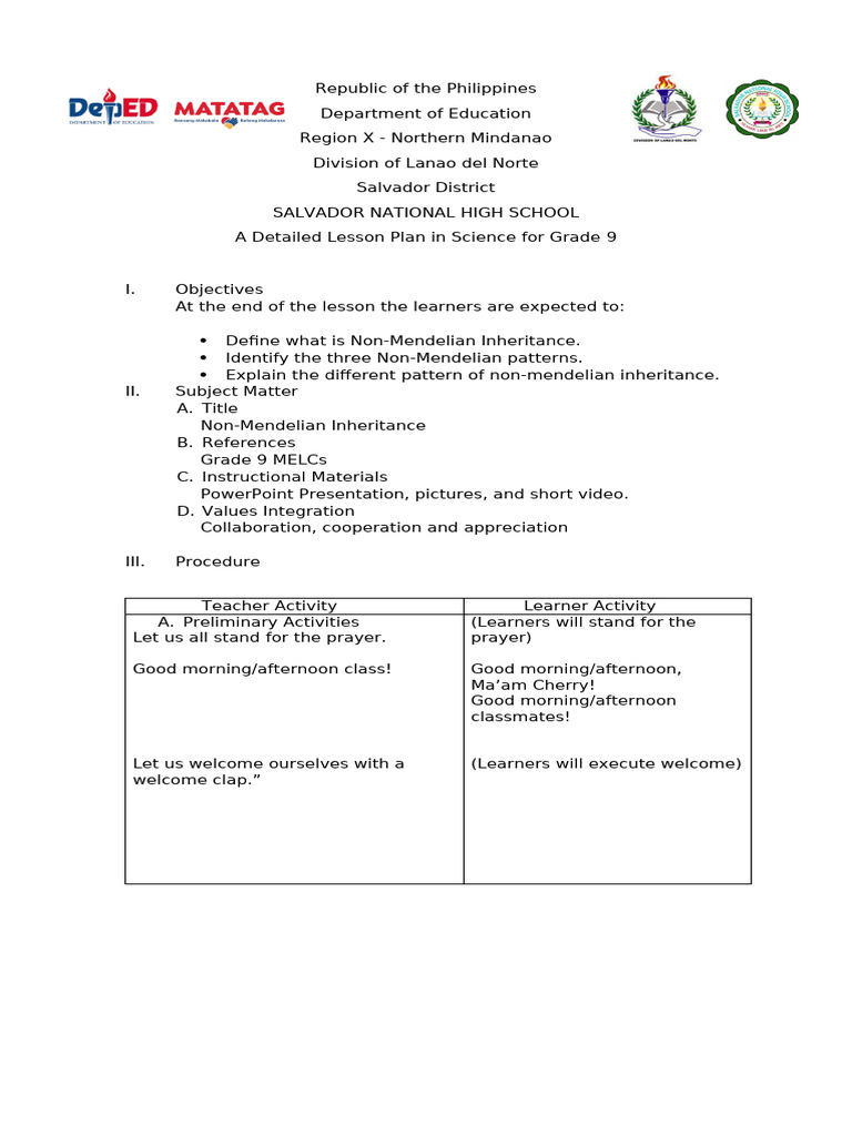 A Detailed Lesson Plan in Science For Grade 8 | PDF