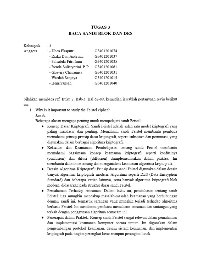 Kelompok 5 - Tugas 3 | PDF