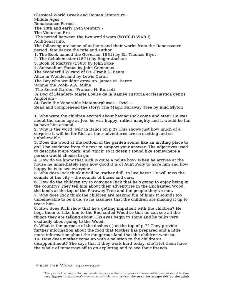 Classical World Greek And Roman Literature Pdf