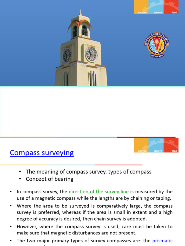 Compass Surveying | PDF