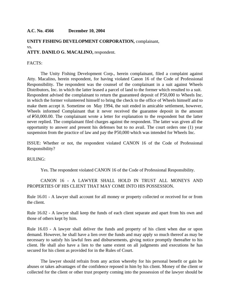 Ufdc VS Macalino | PDF