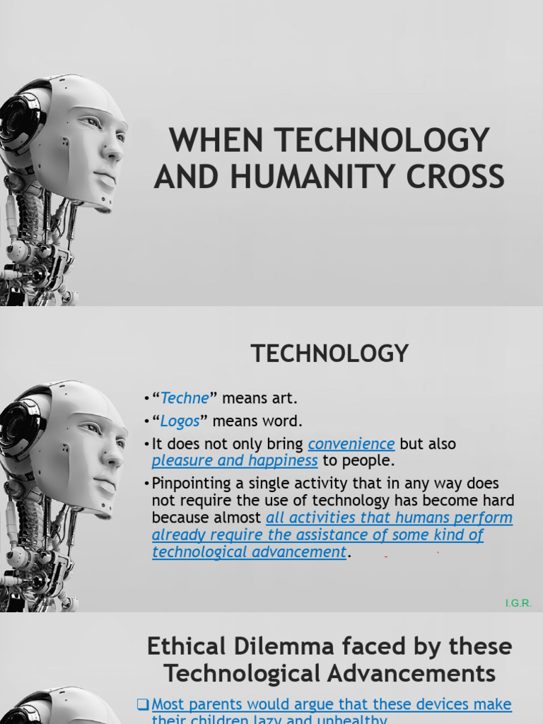 When Technology and Humanity Cross | PDF | Robot | Robotics