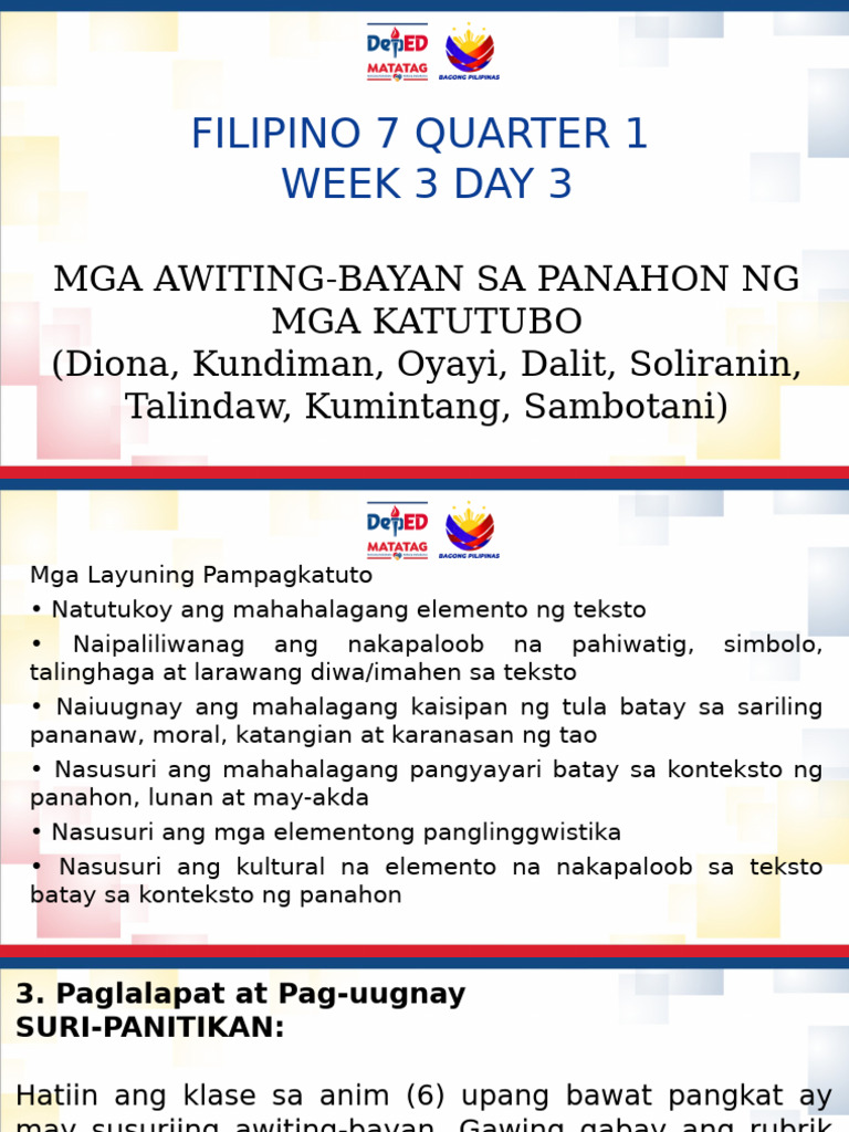 Filipino 7 | PDF