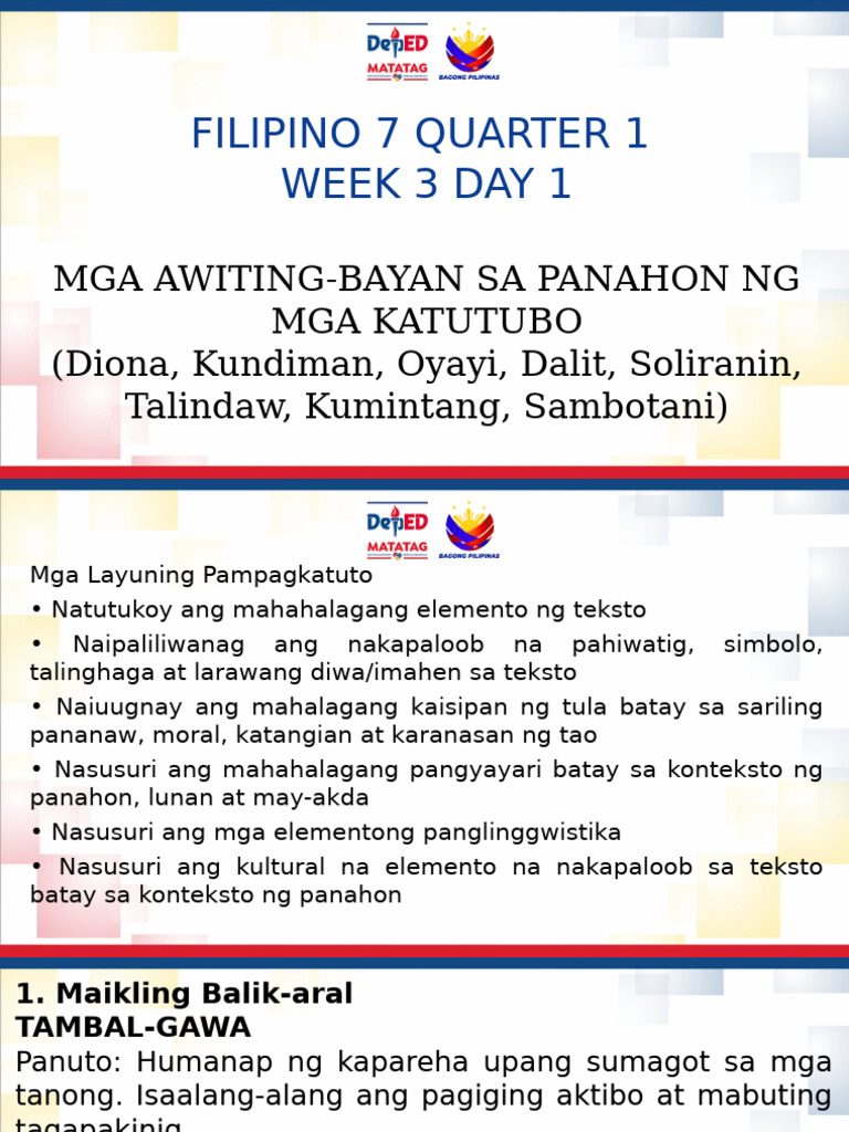 Filipino 7 | PDF | Philippines | Languages Of Southeast Asia