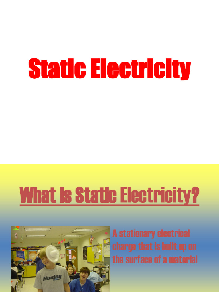 Static Electricity PPT | PDF