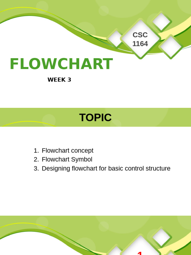 Week 3 - Flowchart | PDF