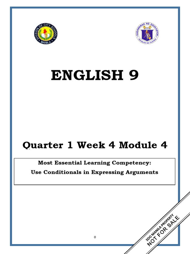 Grade 9 English Q1 W4 | PDF