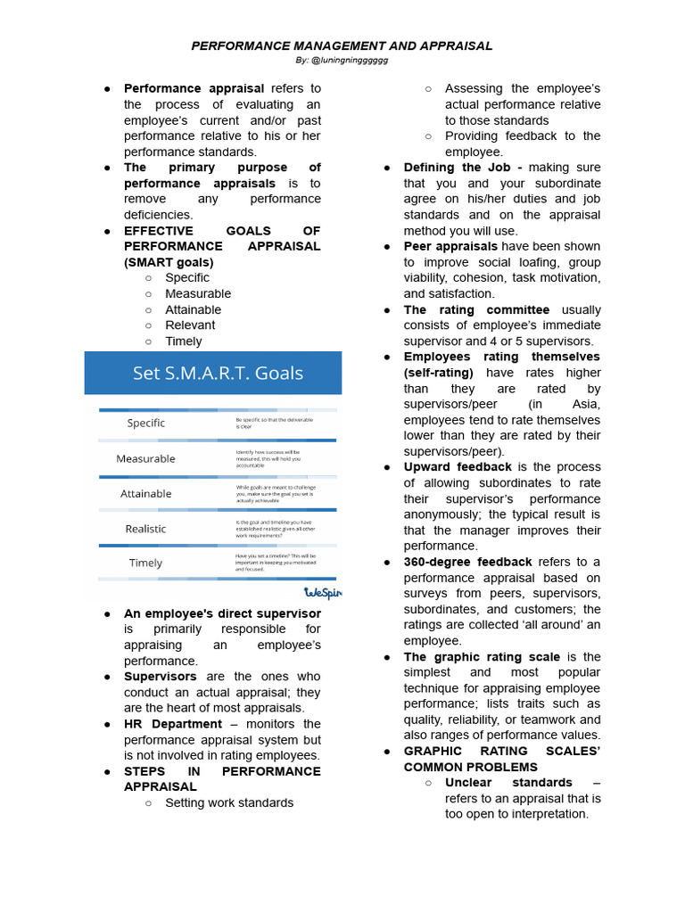 Performance Appraisal | PDF