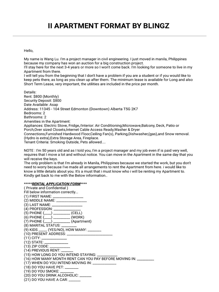 Apartment Format & Tutorials 3 by Maleek | PDF
