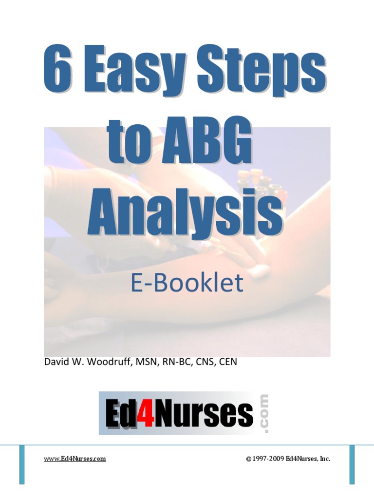 The 6 Easy Steps To ABG Analysis! | PDF | Self-Improvement | Wellness