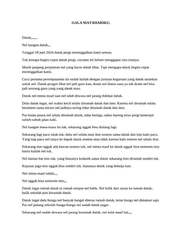 Gala Matahariku | PDF