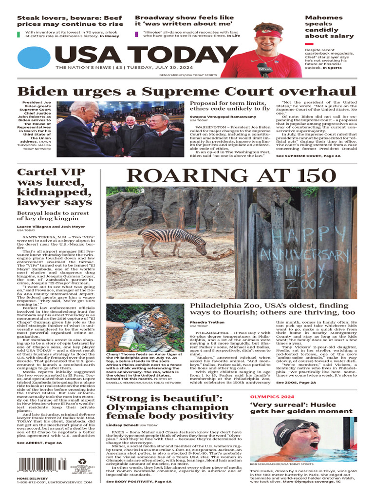 USA Today - July 30 2024 | PDF