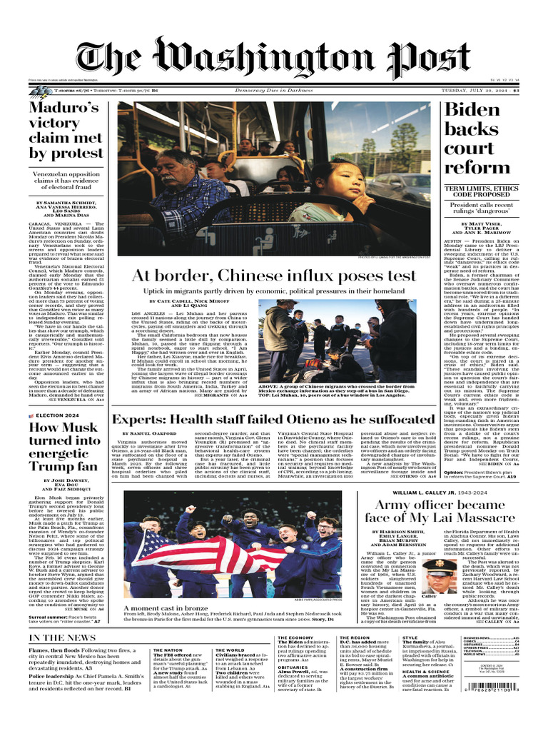 The Washington Post - July 30 2024 | PDF