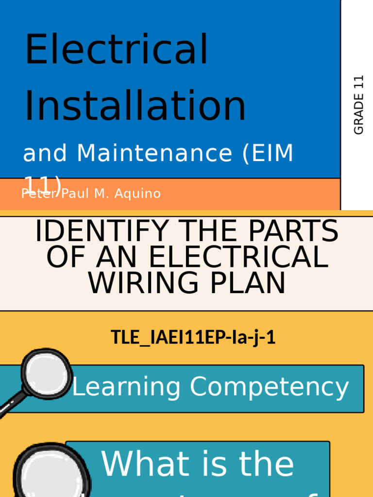 Identify Different Parts of An Electrical Plan | PDF