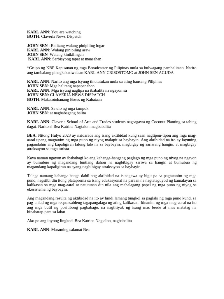 Broadcasting, Euthenics | PDF