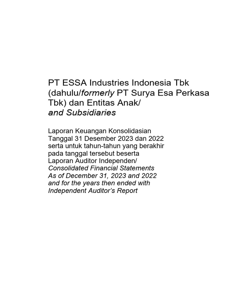 ESSA Financial Statements 31 Dec 2023 - Compressed-1-50 | PDF