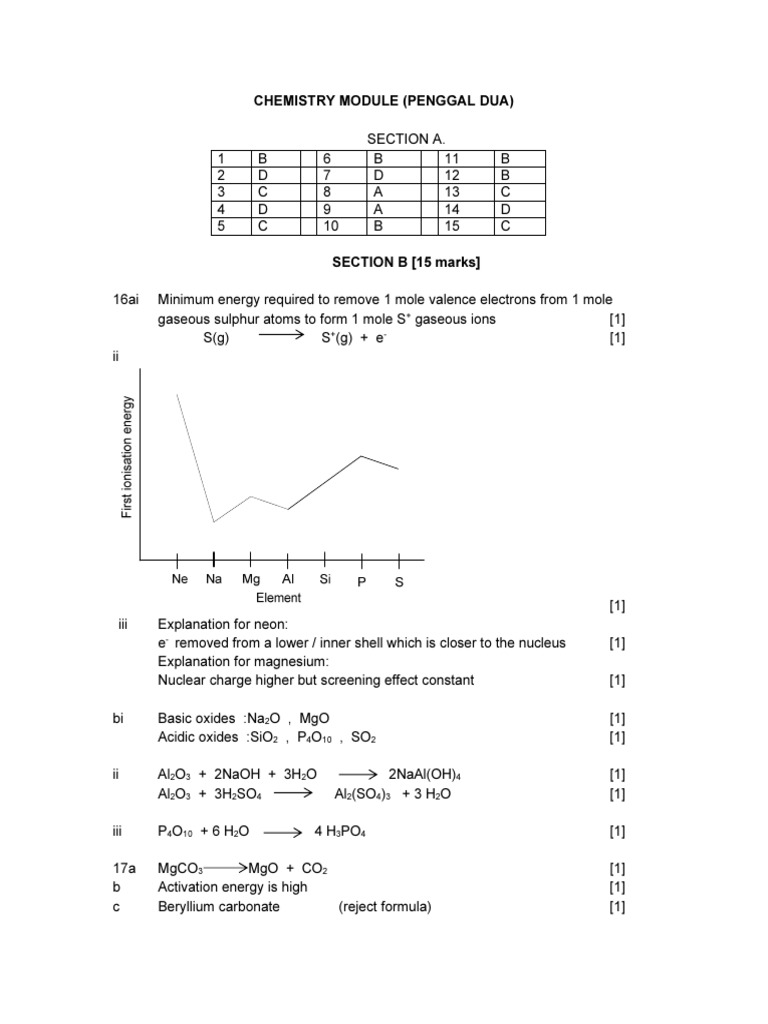 Answer Set2 - Term2 Chem Module | PDF
