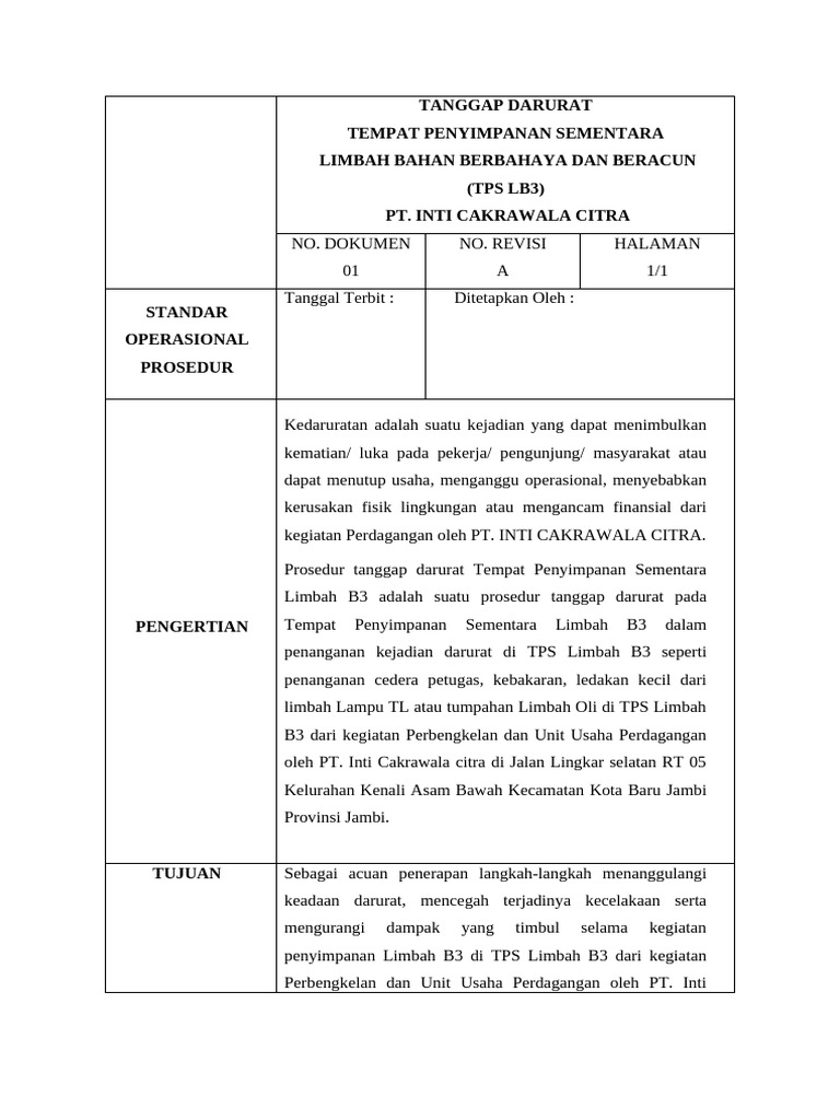 Tanggap Darurat | PDF