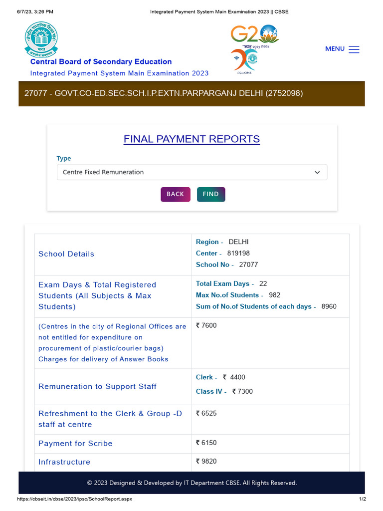 Ips 2023 Main Exam | PDF