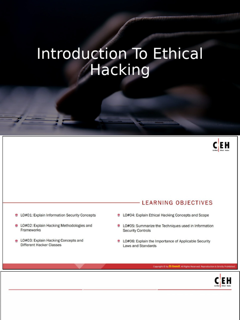 Introduction To Ethical Hacking | PDF
