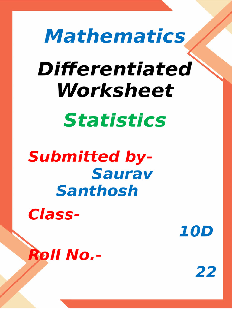 Statistics Page Cover | PDF
