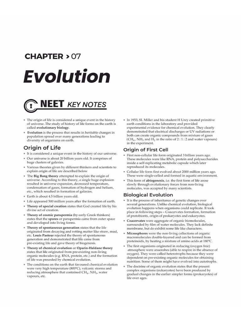 Evolution | PDF