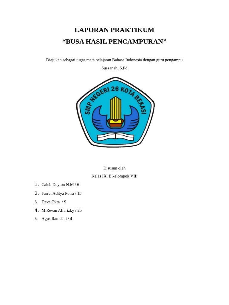 Hasil Teks Laporan | PDF