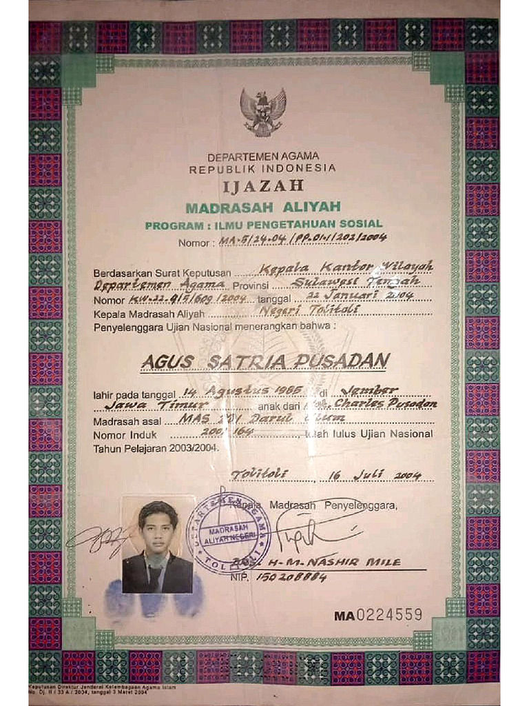 Ijazah Agus | PDF