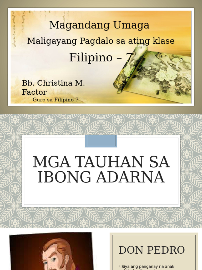 tauhanIbongAdarna Tebeth | PDF