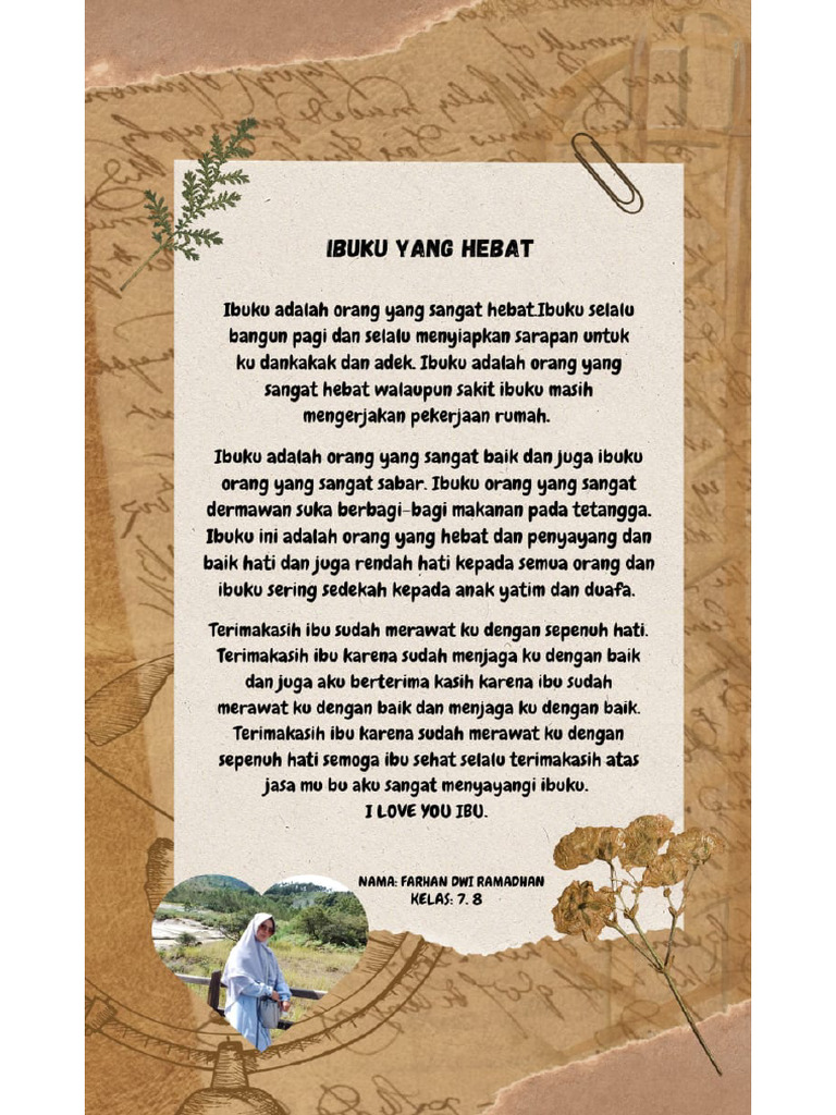 Ibu Ku Yang Hebat | PDF