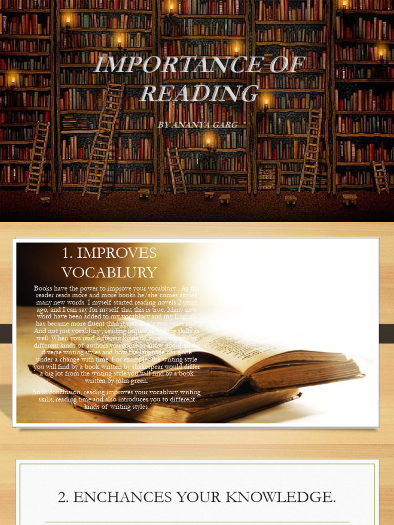 Importance of Reading | PDF