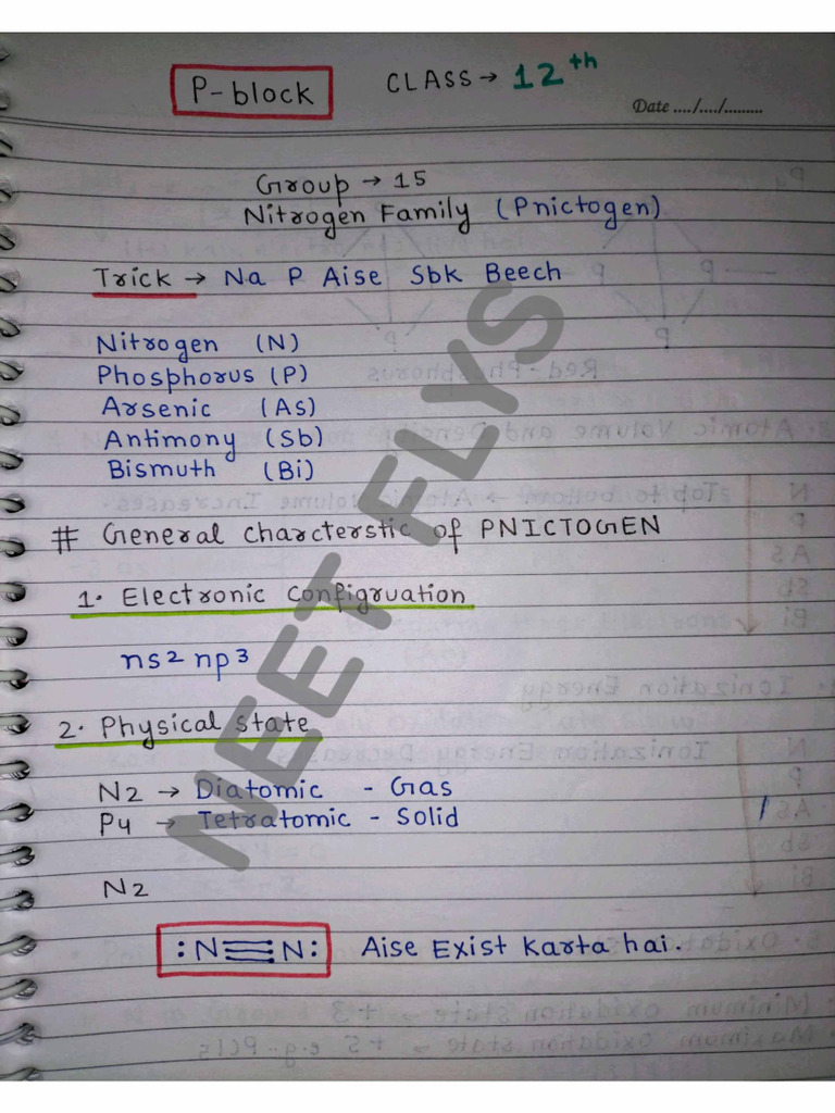 Class 12th P - Block | PDF