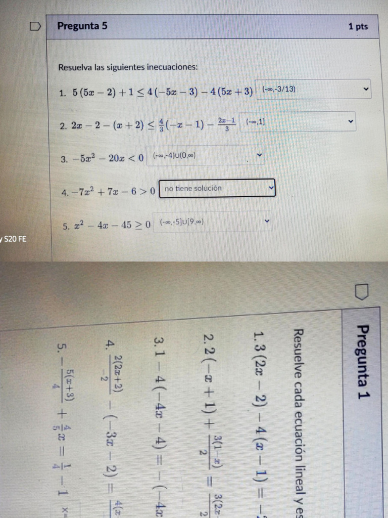 Matematica Examen Umb | PDF
