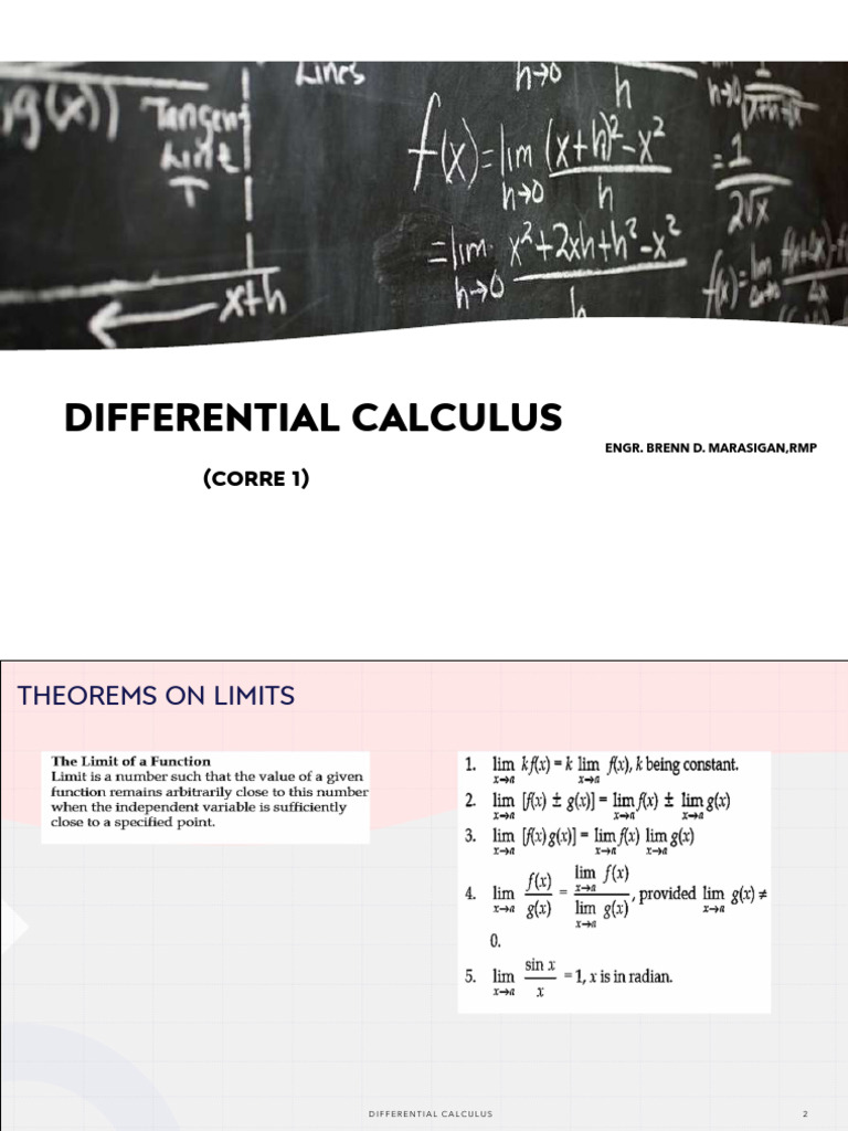 Differential Calculus | PDF