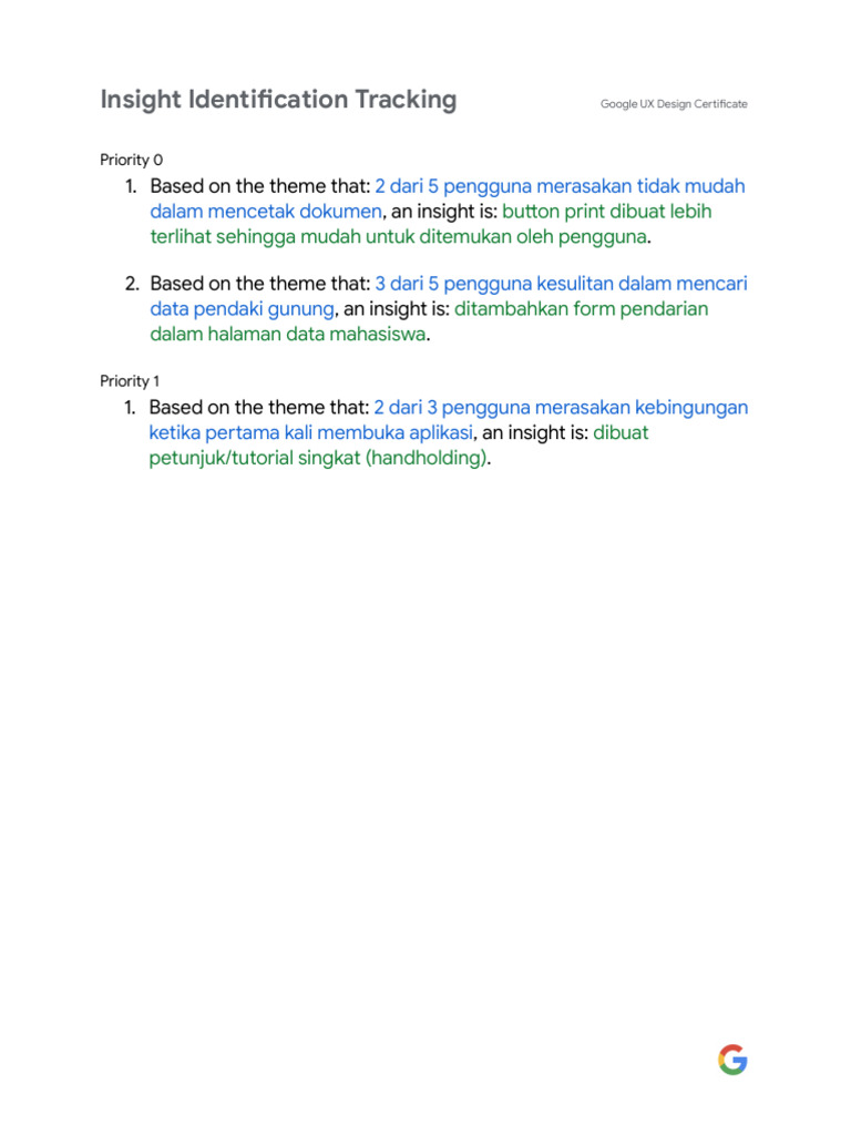 Prioritization Insight Identification | PDF