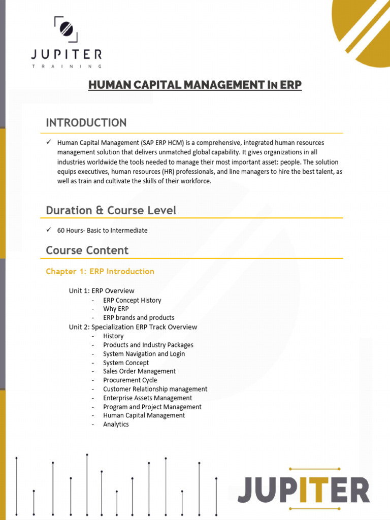 HCM in ERP 2023 | PDF