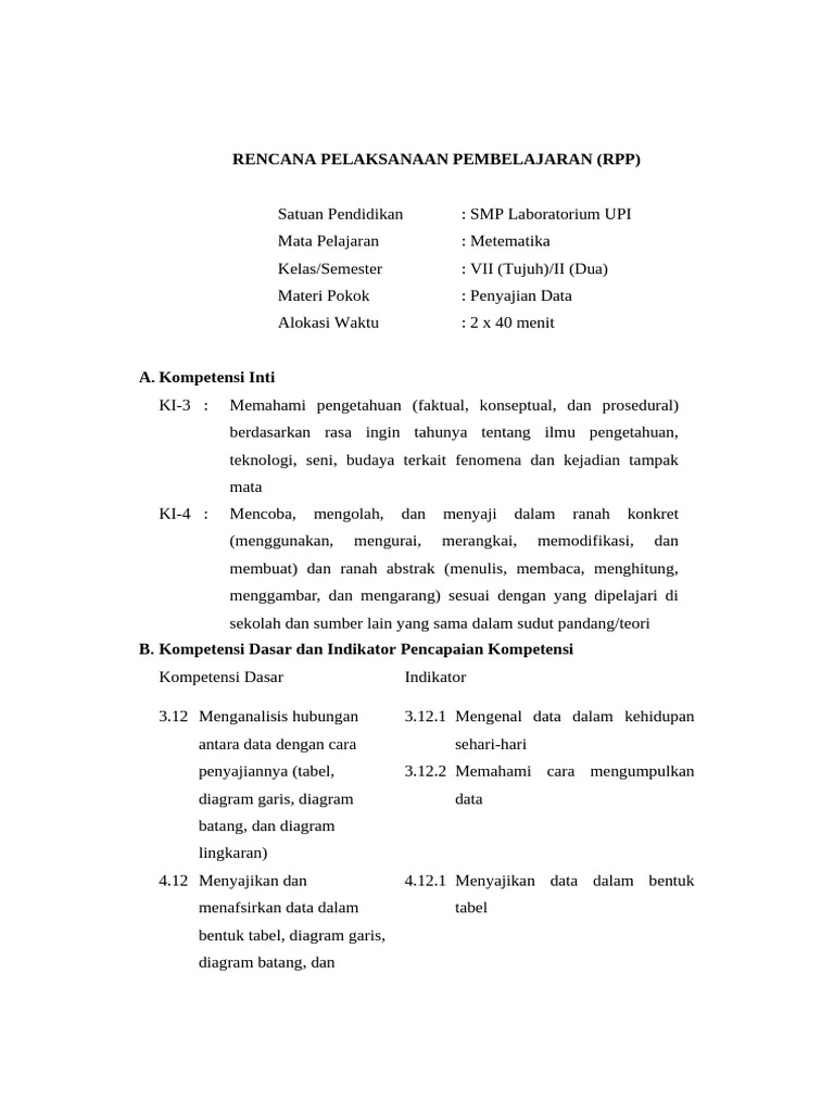 RPP JADI KELOMPOK Ahid | PDF