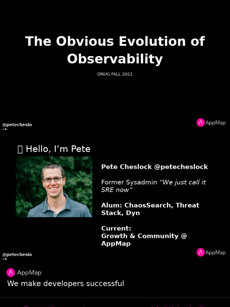 The Obvious Evolution of Observability | PDF