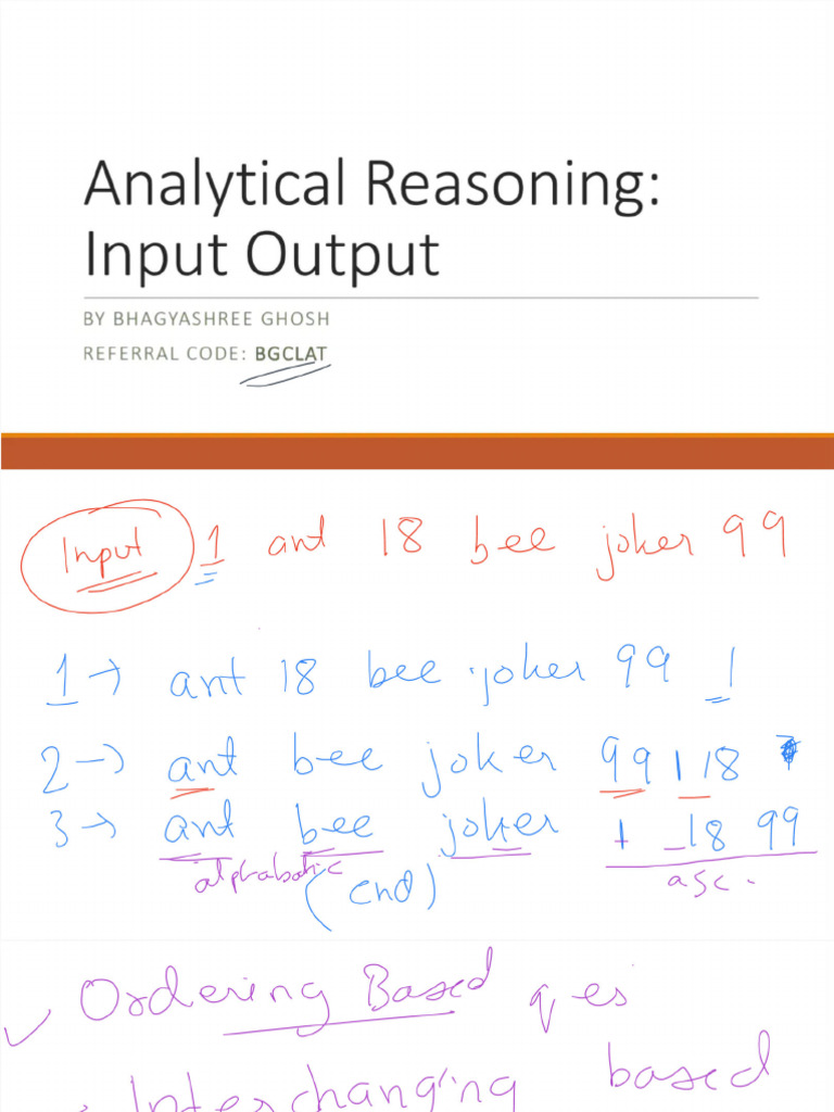 Input Output Part I With Anno | PDF Input Output Part I With Anno | PDF