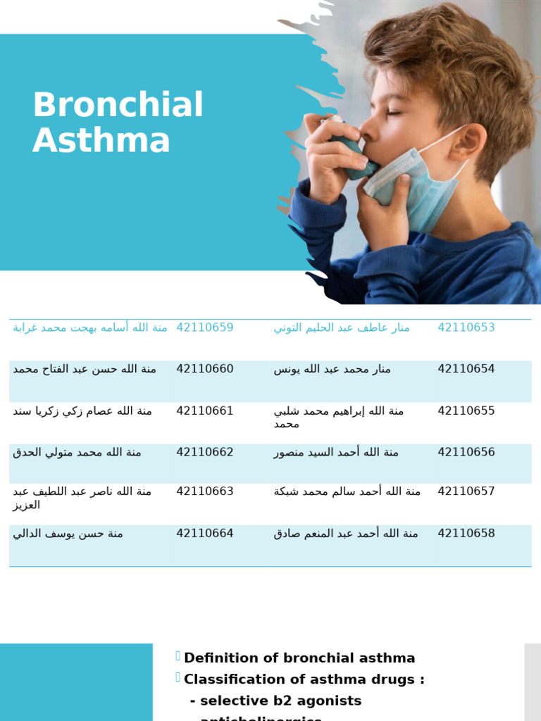 Bronchial Asthma | PDF | Asthma | Self-Improvement