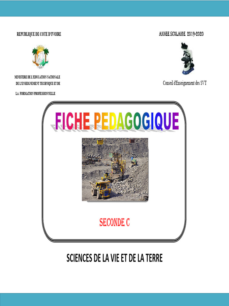 Cours SVT 2nde C | PDF