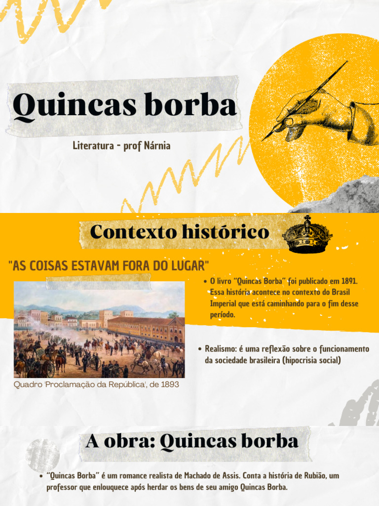 Quincas Borba - Obra Literária | PDF