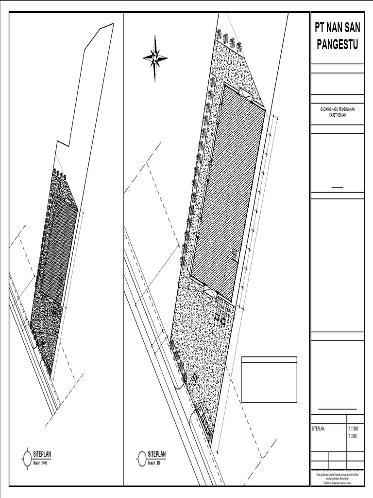 Siteplan PT Nan San Pangestu | PDF