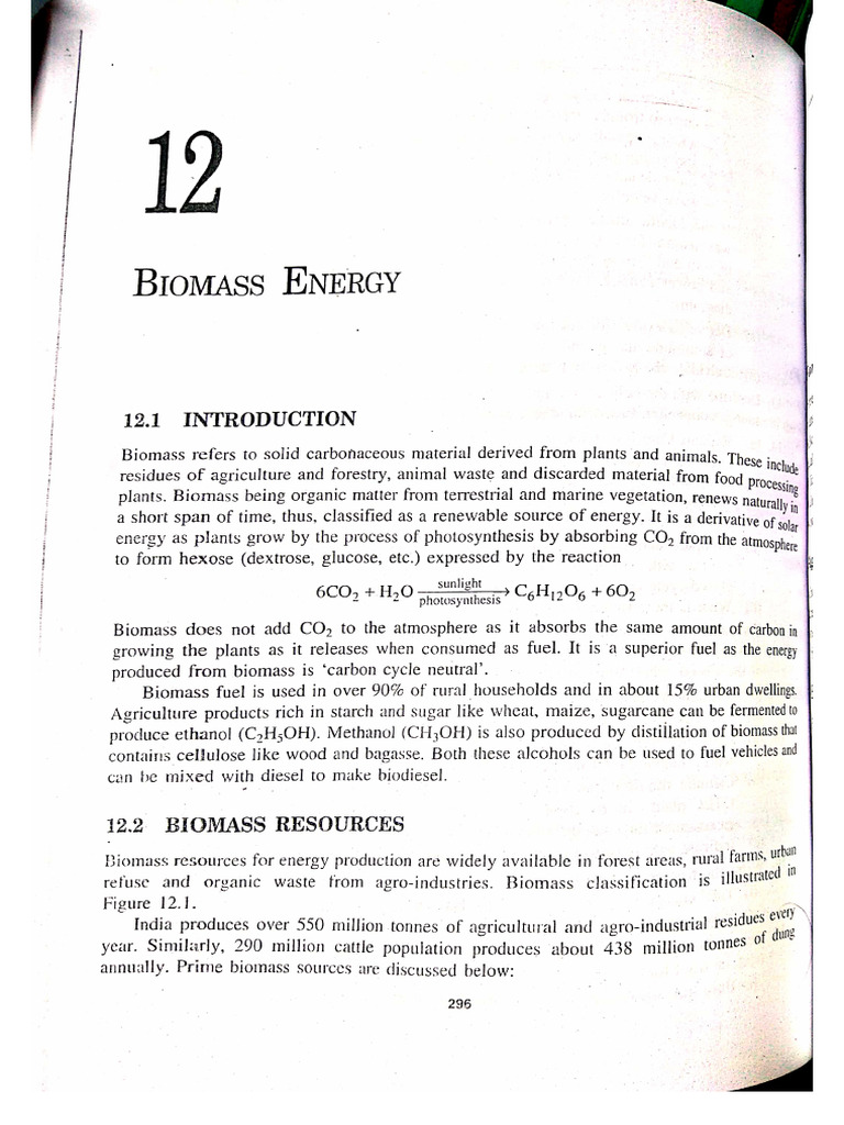 Chapter 12 - Biomass | PDF