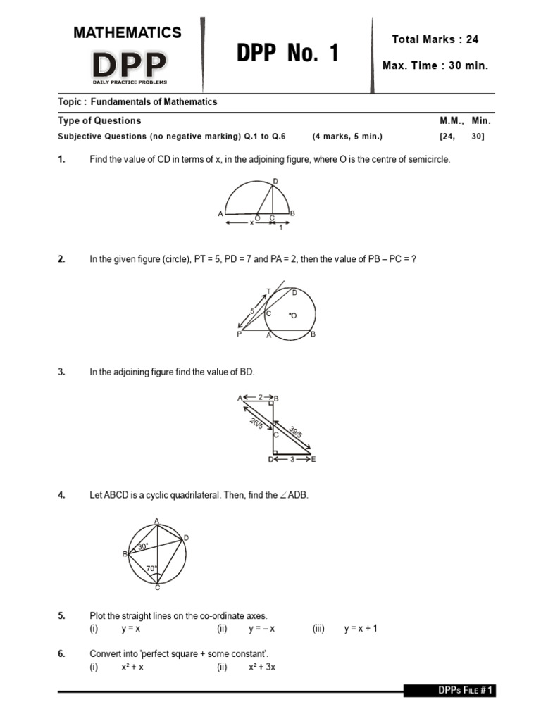 01-DPP - S File | PDF